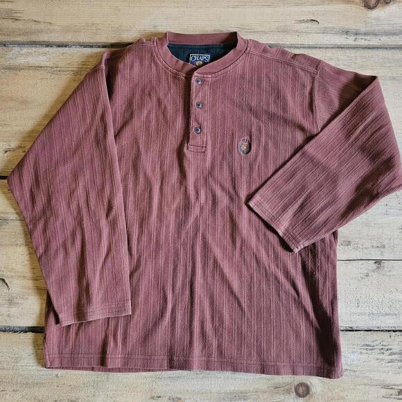 Chaps | Shirts | Vintage 9s Chaps Ralph Lauren Rust Orange 4 Button Up ...